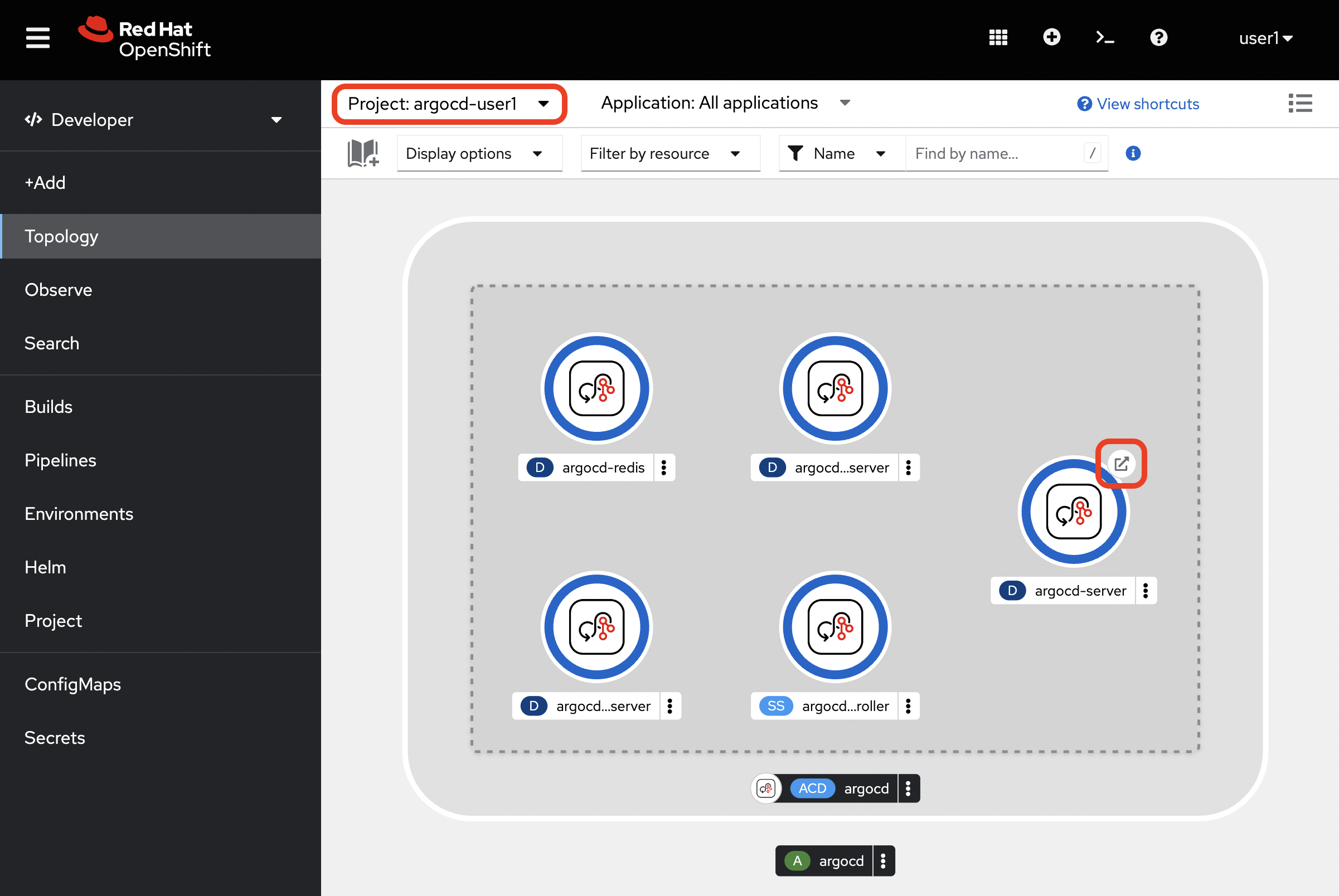 Workshop Development Argo CD OpenShift Inner Outer Loop