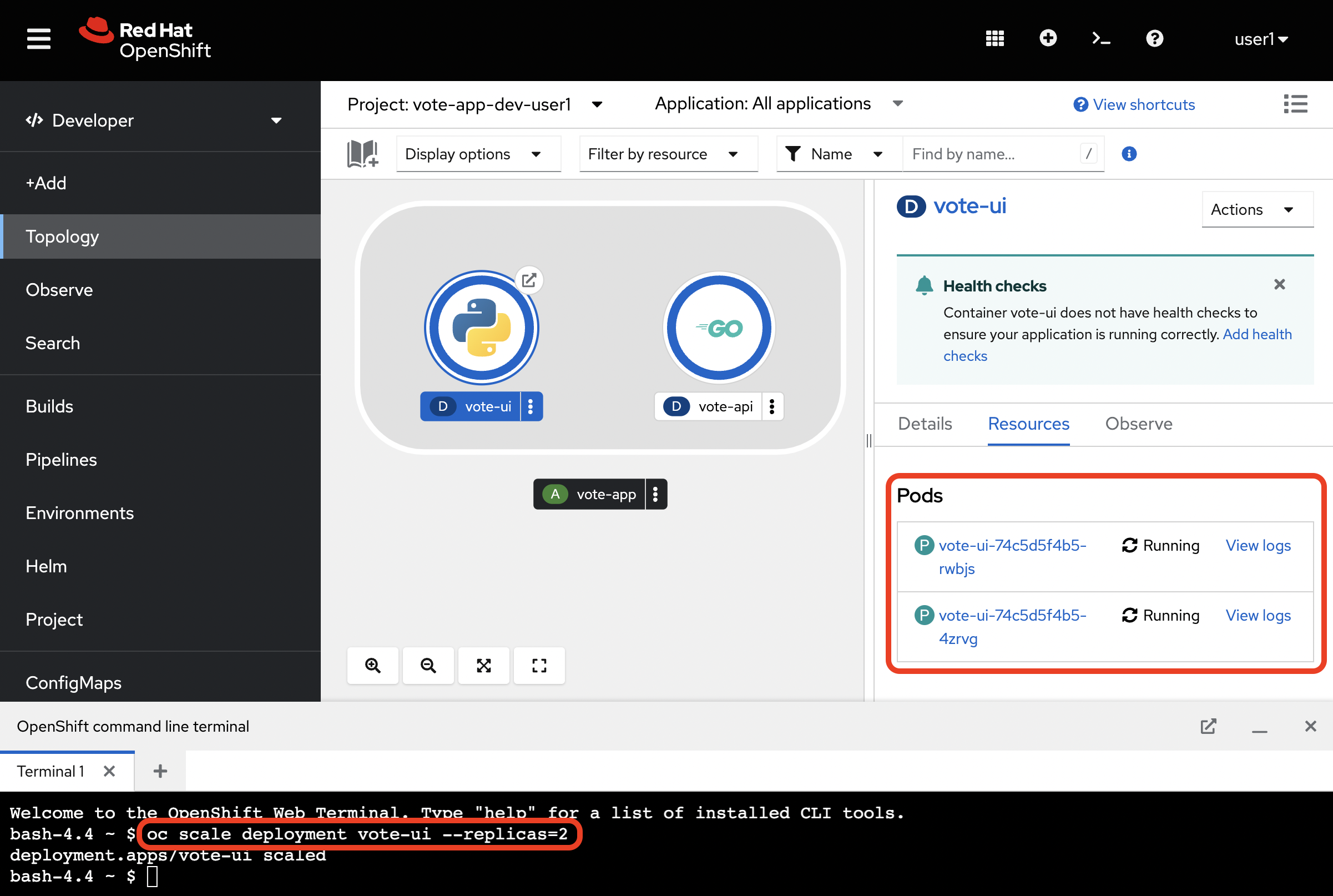 Workshop Development Argo CD OpenShift Inner Outer Loop