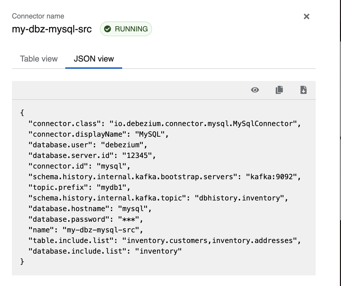 Debezium UI :: Debezium Tutorial