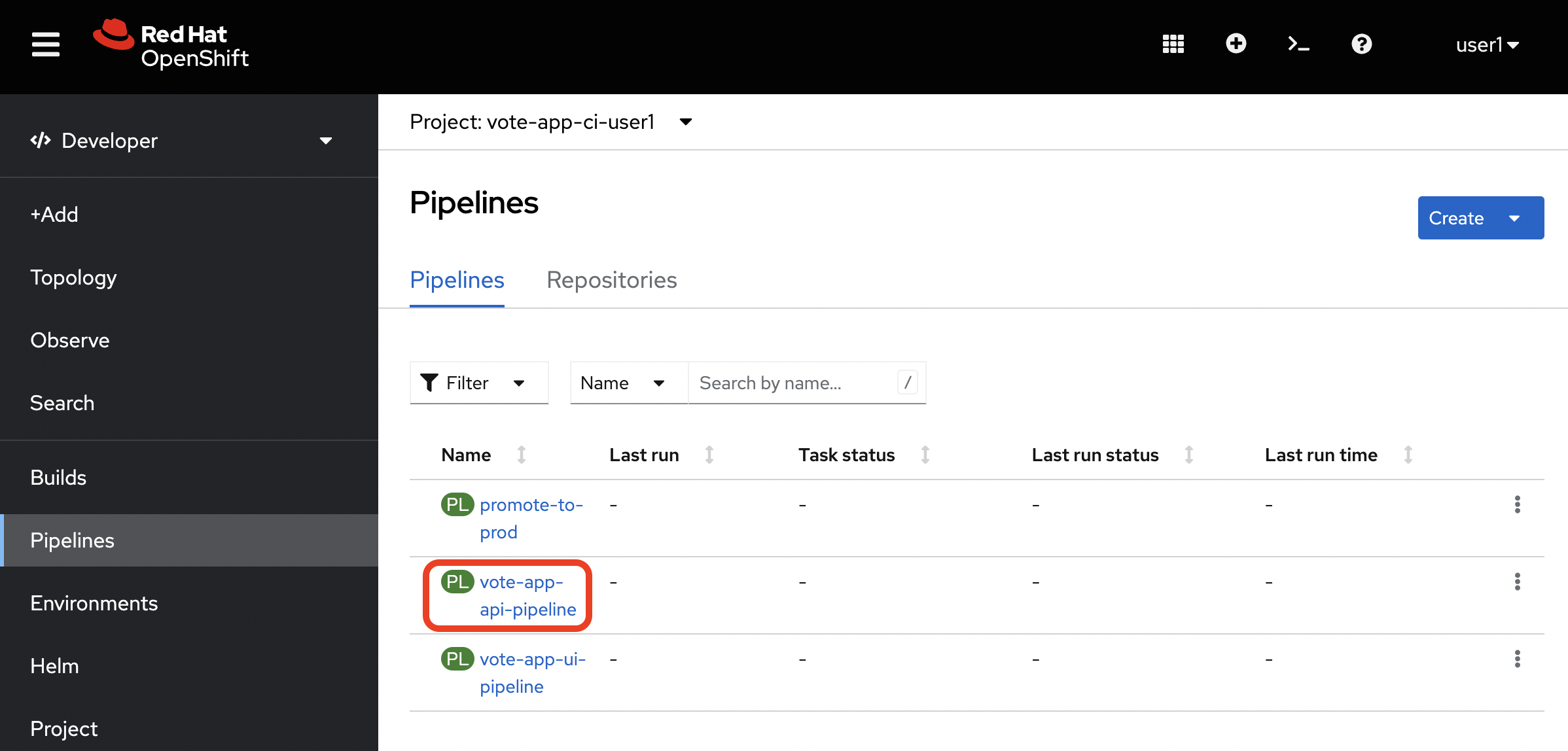 Workshop Development - Pipelines :: OpenShift Inner & Outer Loop Development Guides