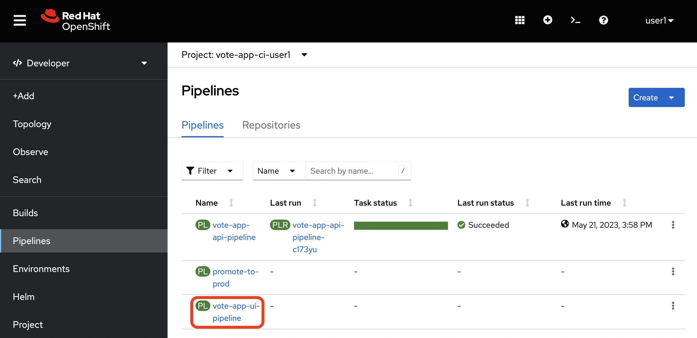 Workshop Development - Pipelines :: OpenShift Inner & Outer Loop Development Guides