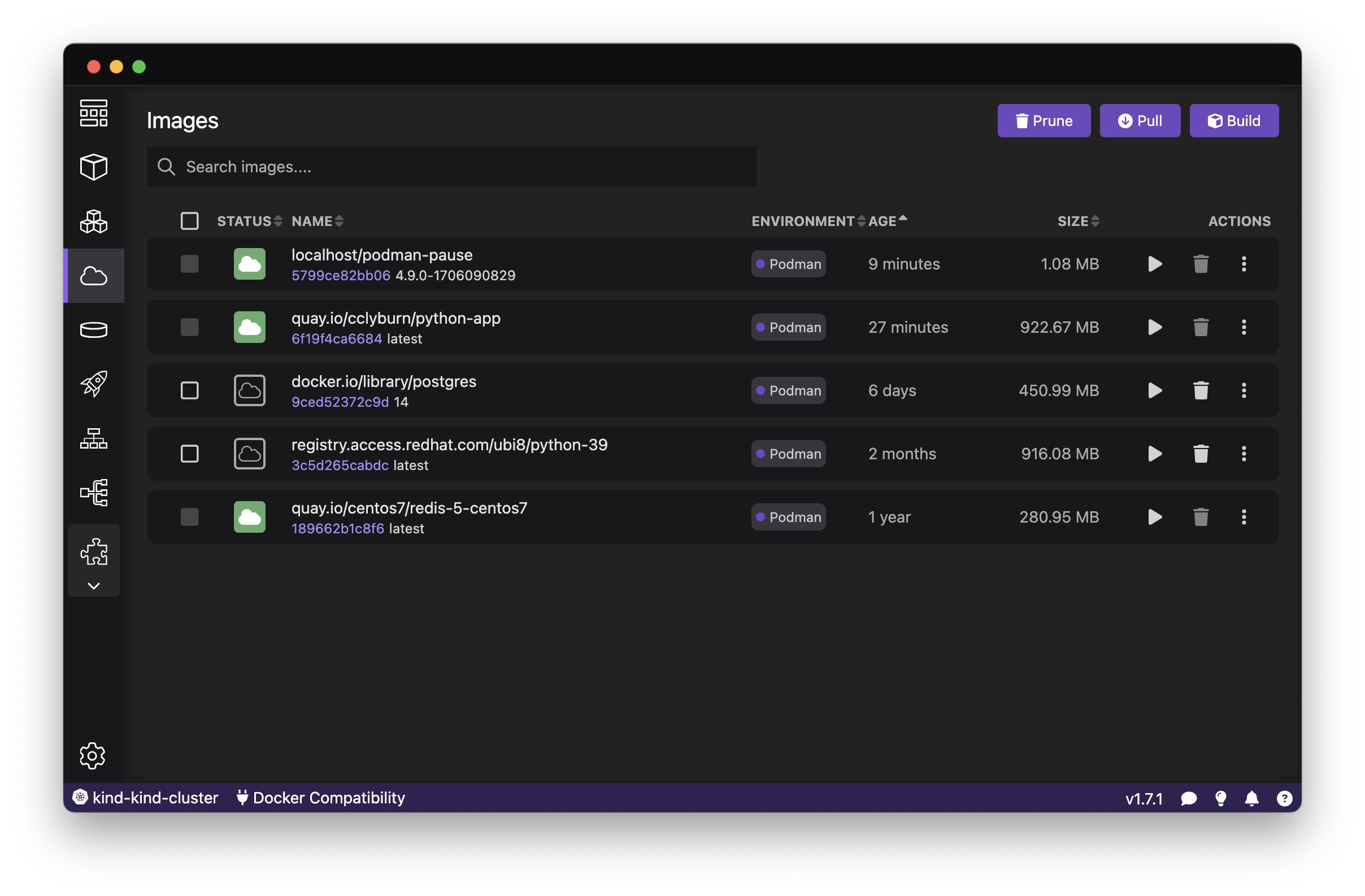 Podman Desktop Interface & Essentials :: Podman Desktop Tutorial