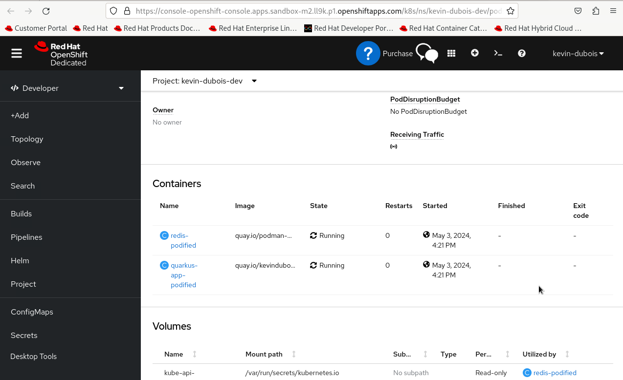 Deploying Pods to Kubernetes :: Podman Desktop Tutorial