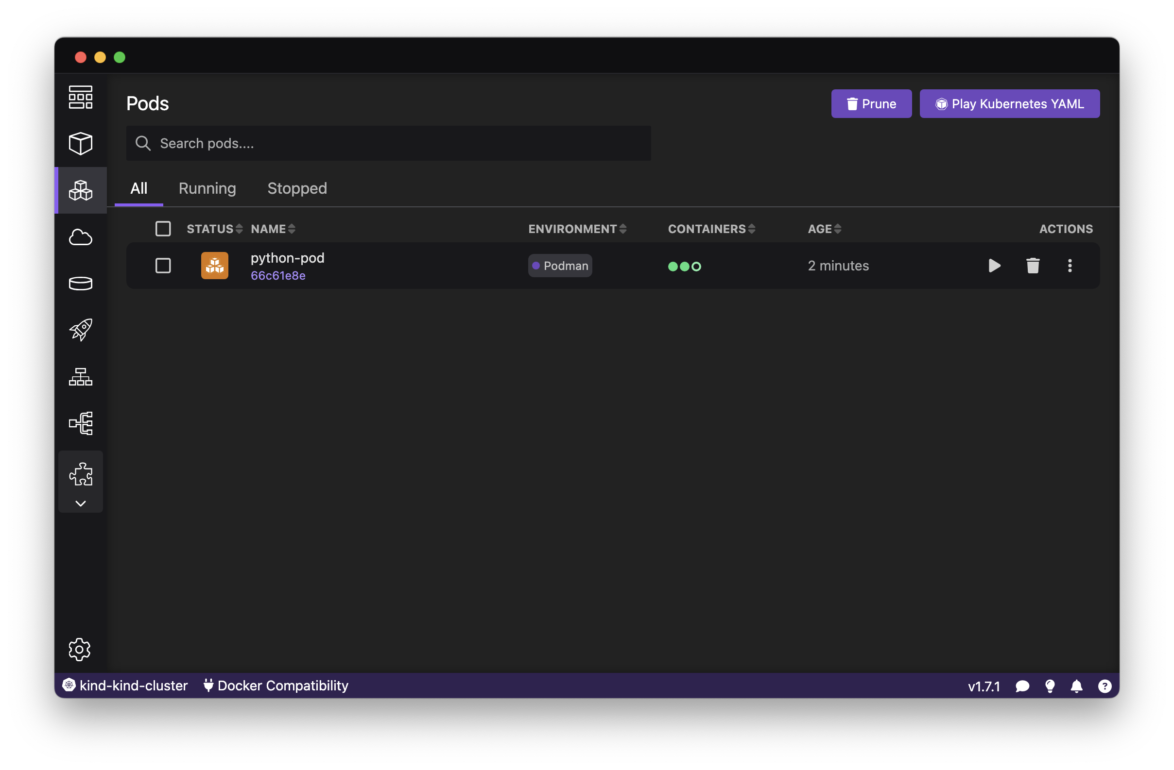 Podman Desktop Interface & Essentials :: Podman Desktop Tutorial